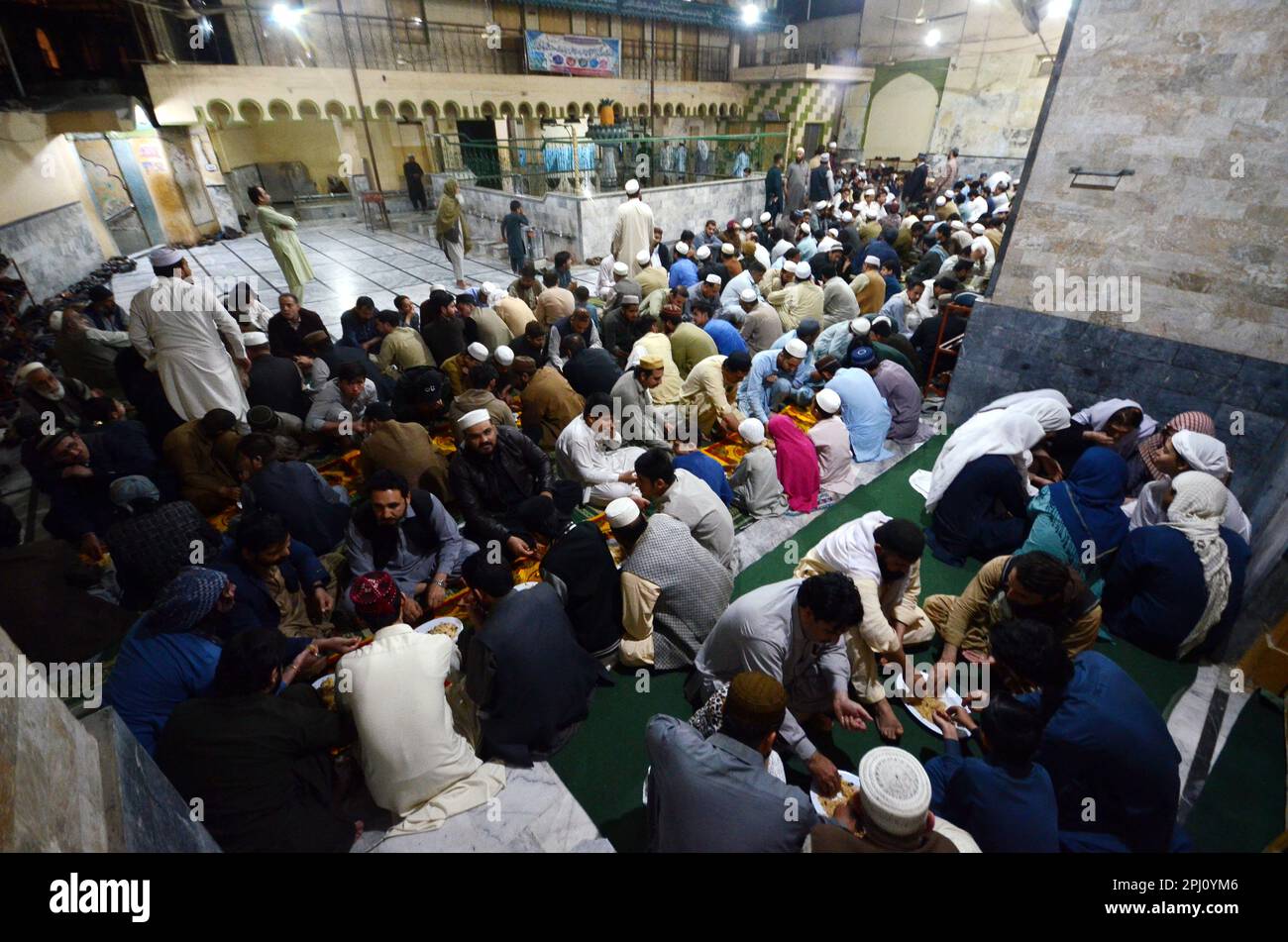 Peshawar, Khyber Pakhtunkhwa, Pakistan. 30th Mar, 2023. People are ...