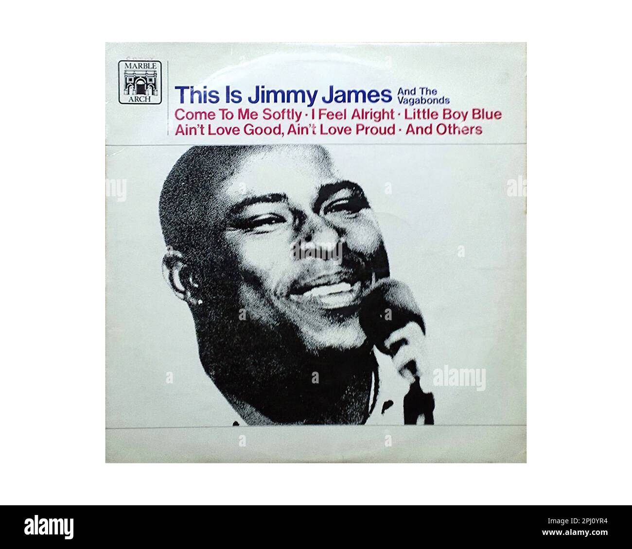 James Jimmy Vagabonds 1968 - Vintage U.K. LP vinyl record Stock Photo ...