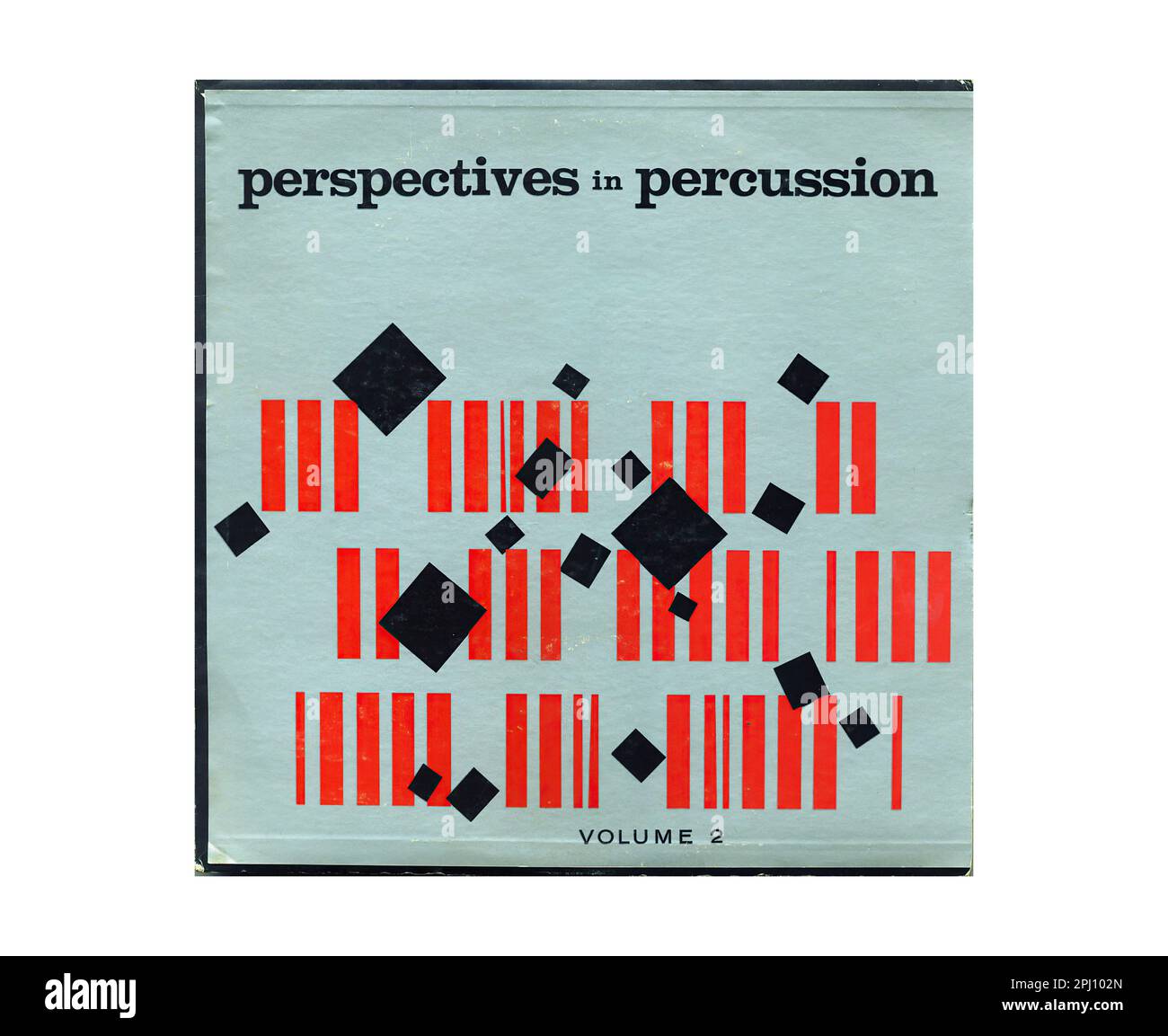 Perspective In Percussion - Vintage Jazz Music Vinyl Record Stock Photo ...