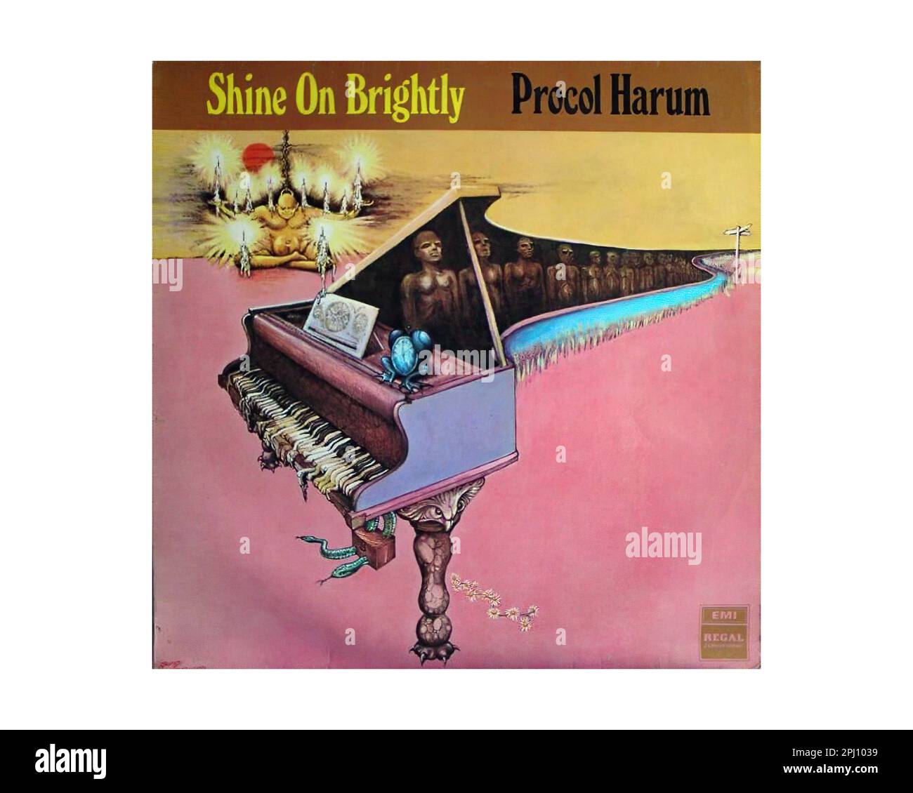 Procol Harum 1968 - Vintage U.K. LP vinyl record Stock Photo - Alamy