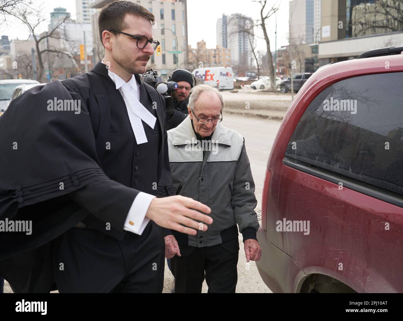 Winnipeg, Canada. 30th Mar, 2023. Retired priest Arthur Masse, 93 ...