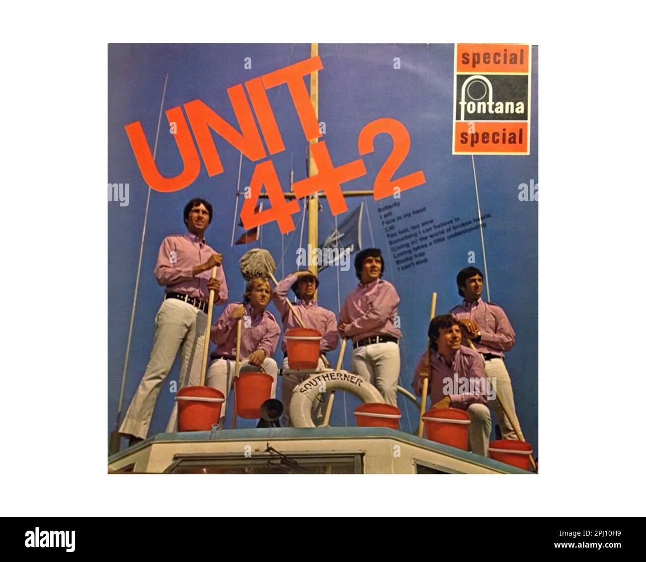 Unit Four Plus 2 1969 - Vintage U.K. LP vinyl record Stock Photo - Alamy