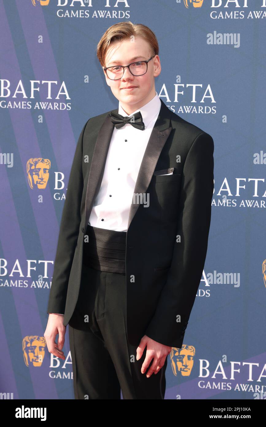Alfie Wilkinson arriving for the BAFTA Games Awards at the Queen ...