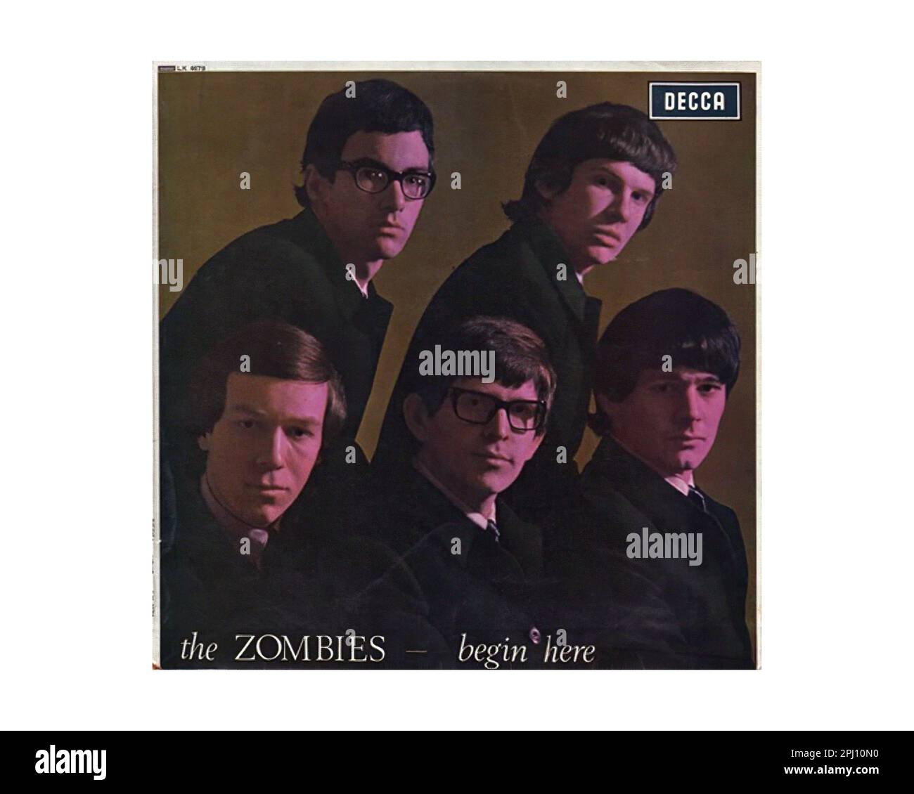 Zombies 1965 - Vintage U.K. LP vinyl record Stock Photo - Alamy