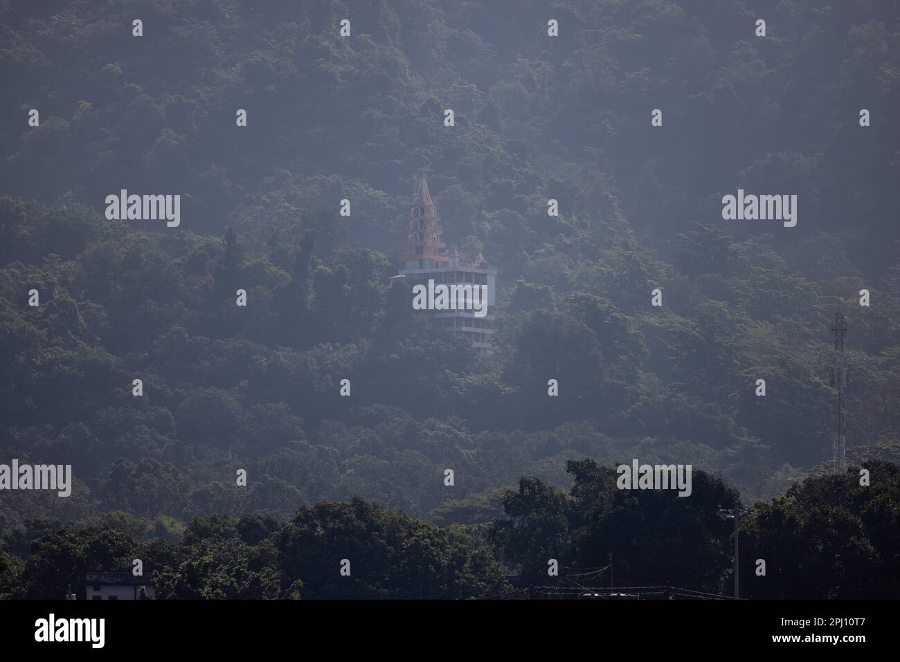 Rishikesh, Uttarakhand, India - October 2022: Building Architecture ...