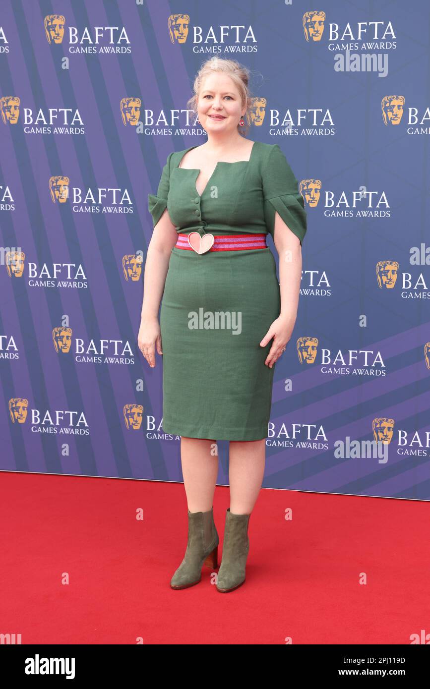 Siobhan Reddy arriving for the BAFTA Games Awards at the Queen ...