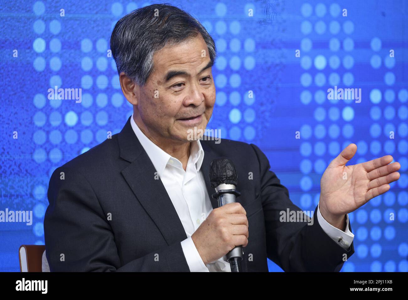 Leung Chun-ying, vice-chairman of the Chinese People's Political ...