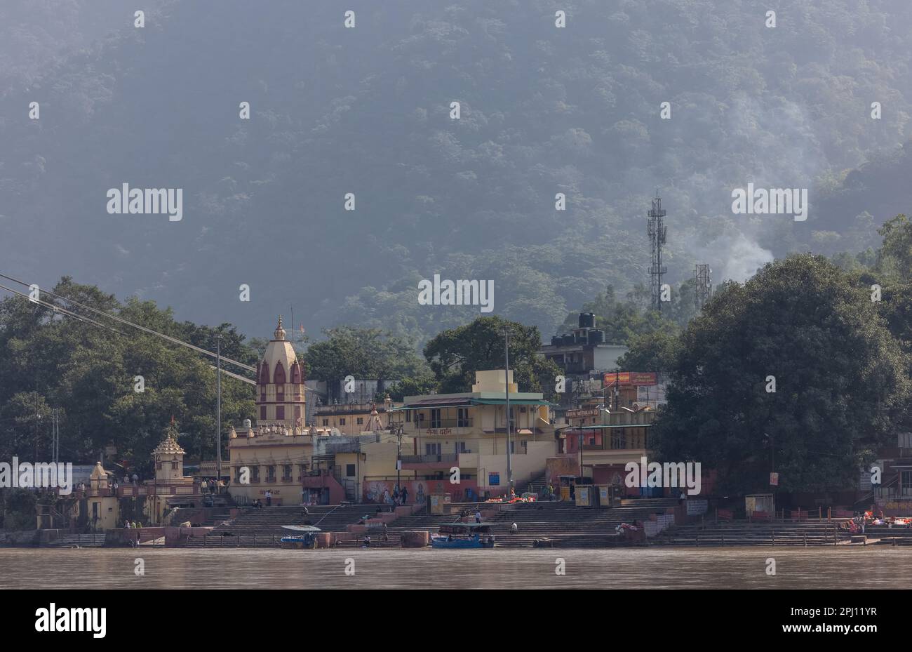 Rishikesh, Uttarakhand, India - October 2022: Building Architecture ...