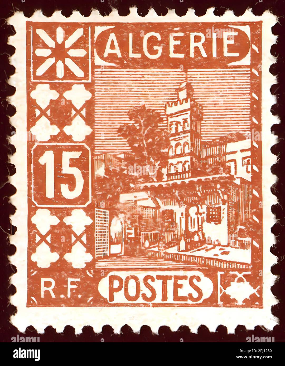 Stamp algeria hi-res stock photography and images - Alamy