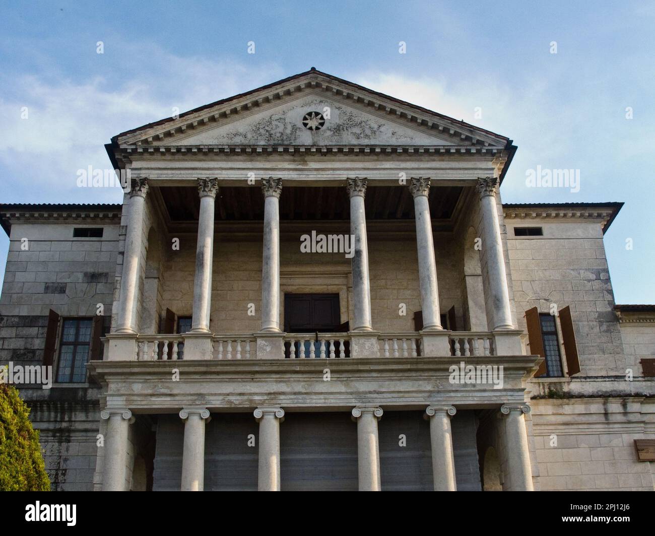 Villa Cornaro, Pombino Dese, Italy. Palladio, 1549-1553. Front ...