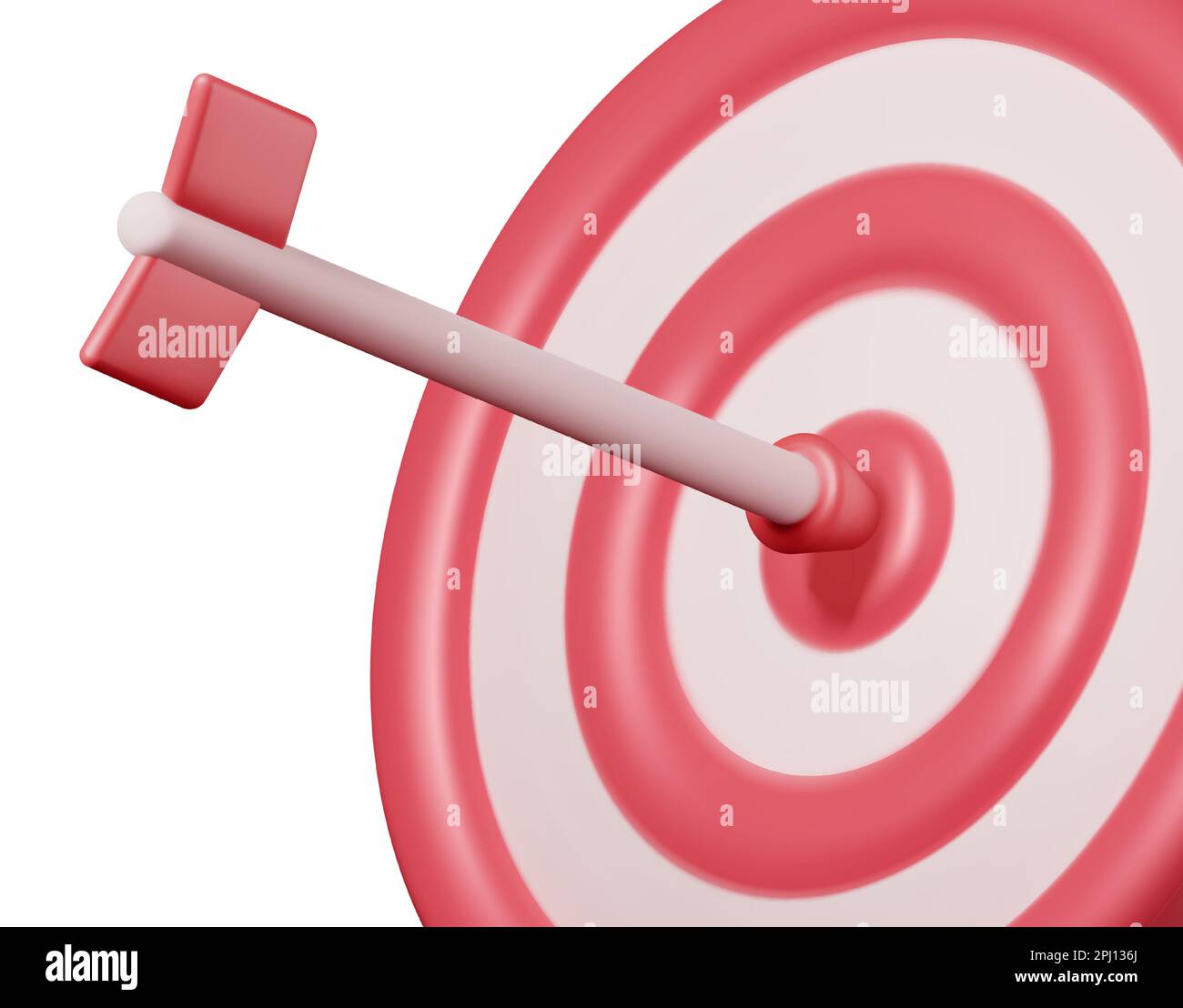 3d rendering target arrow Stock Vector Images - Alamy