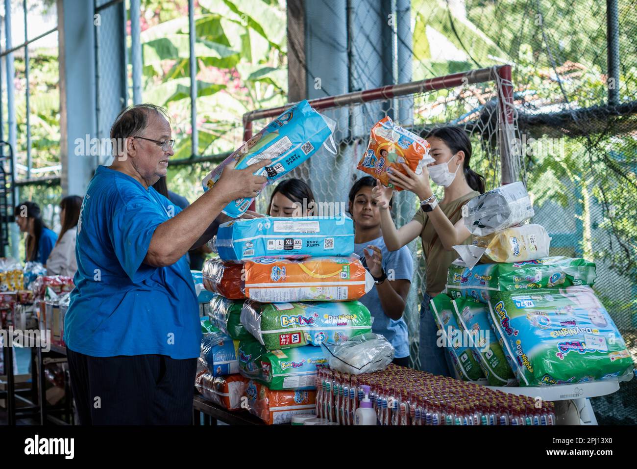 Gregory Lange, a co-founder of the Bangkok Community Help Foundation ...