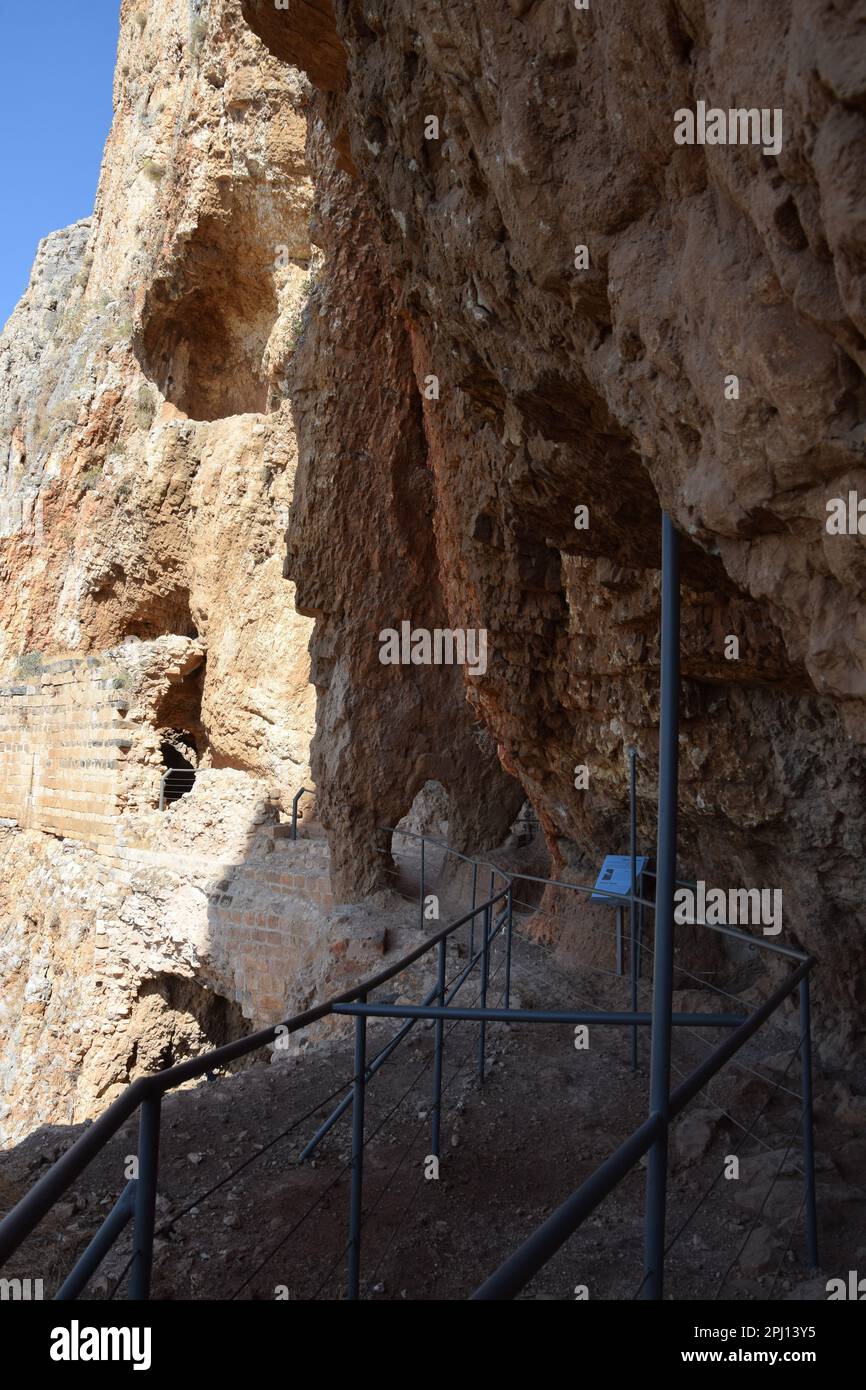 "The Fortress" cave-fortress - Hike along the Cliffs of Arbel Nature ...