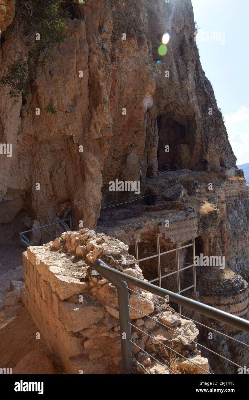 "The Fortress" cave-fortress - Hike along the Cliffs of Arbel Nature ...
