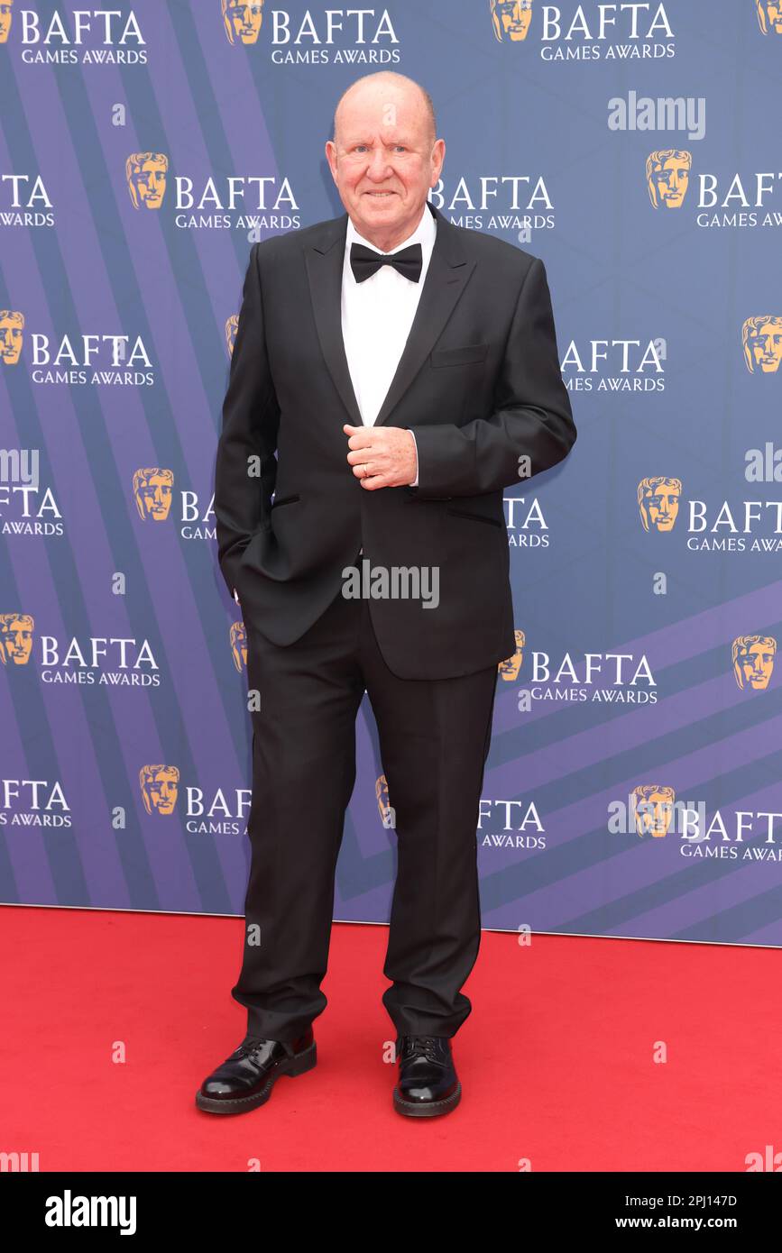 Ian Livingstone arriving for the BAFTA Games Awards at the Queen ...