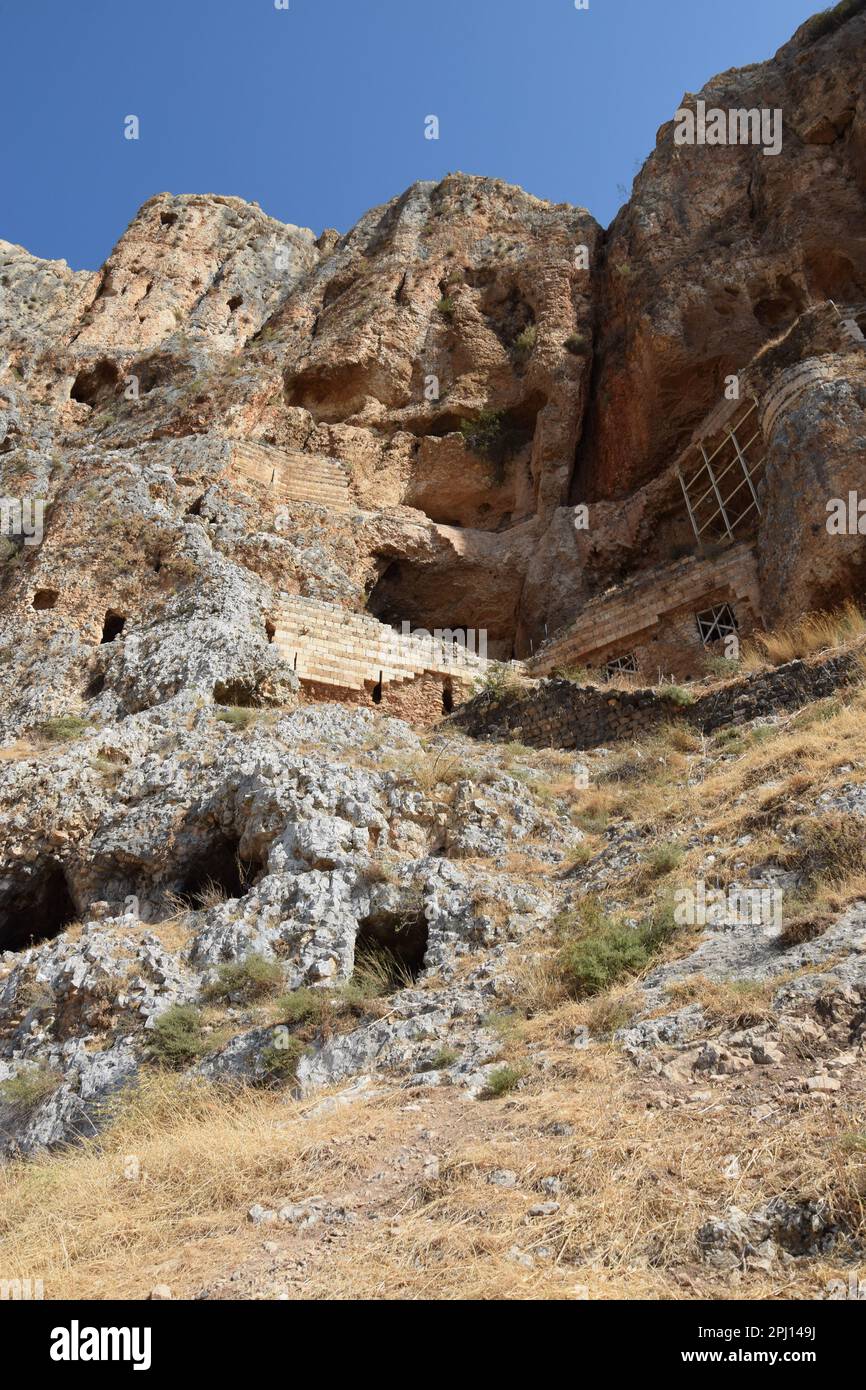 "The Fortress" cave-fortress - Hike along the Cliffs of Arbel Nature ...