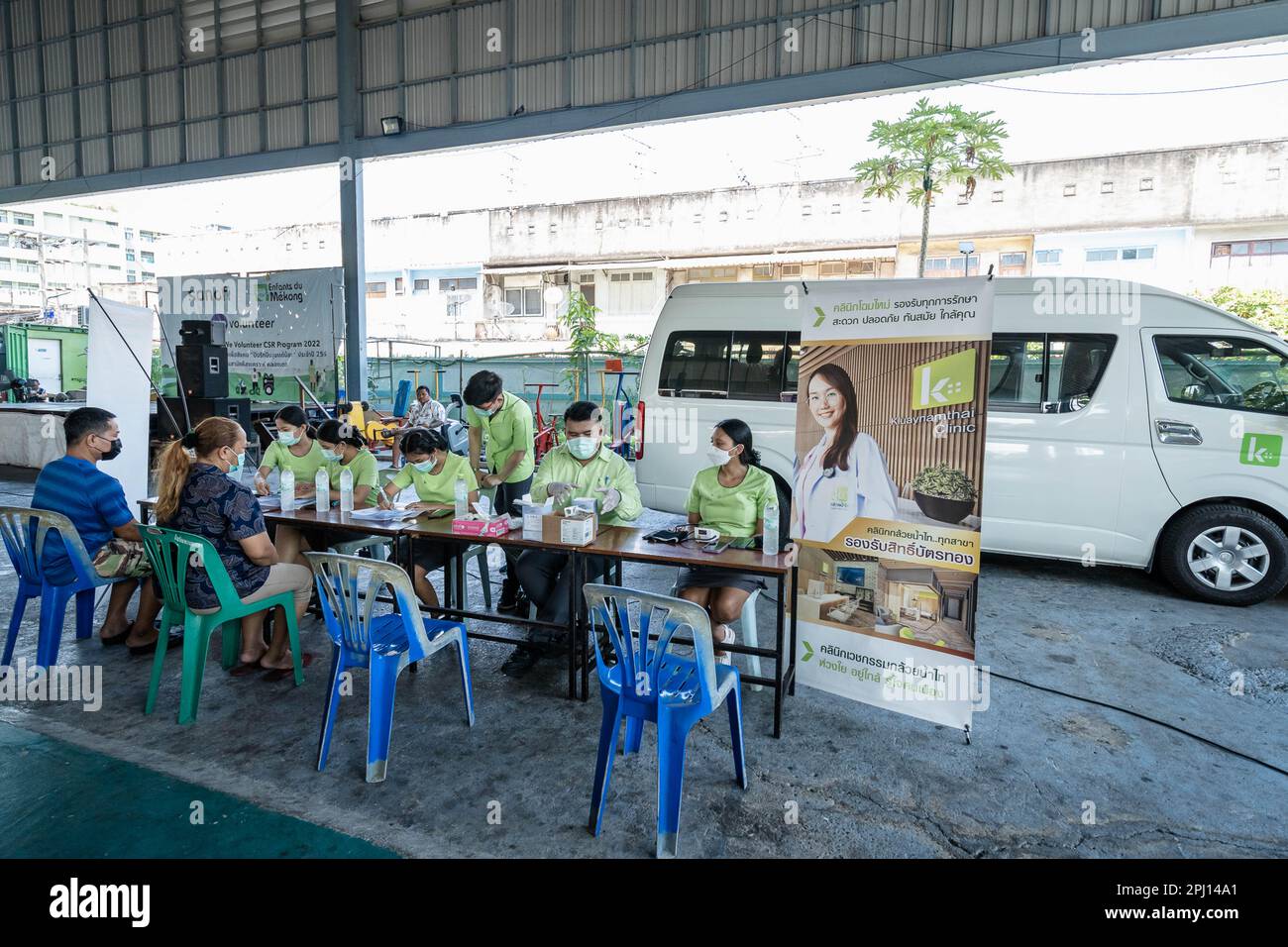 Bangkok, Thailand. 26th Mar, 2023. A team of nurses from Kluaynamthai ...
