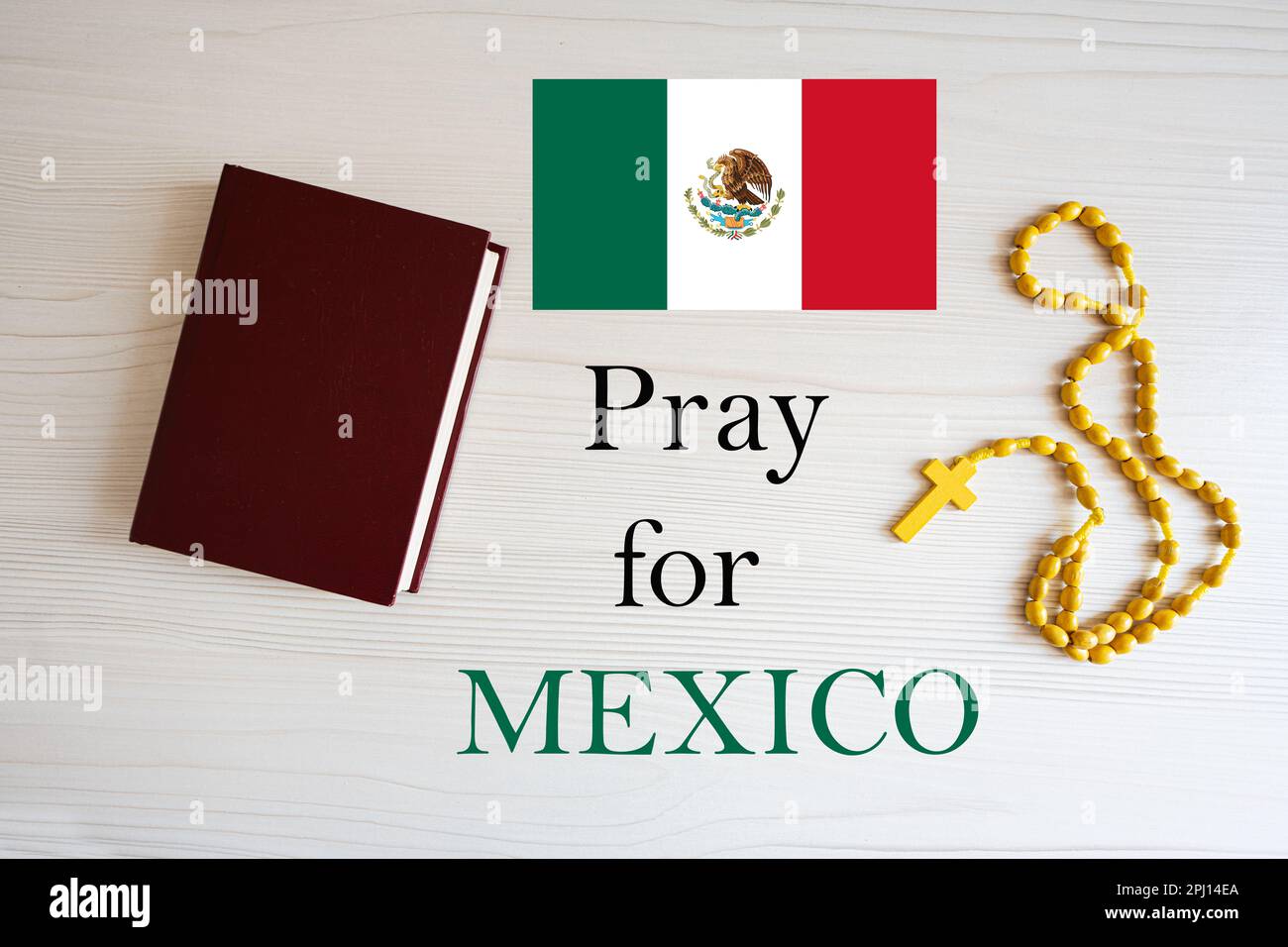 Pray for Mexico. Rosary and Holy Bible background Stock Photo - Alamy