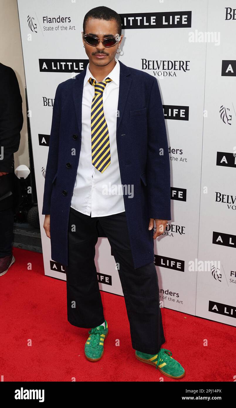 Layton Williams attends the gala night of A Little Life at the Harold ...