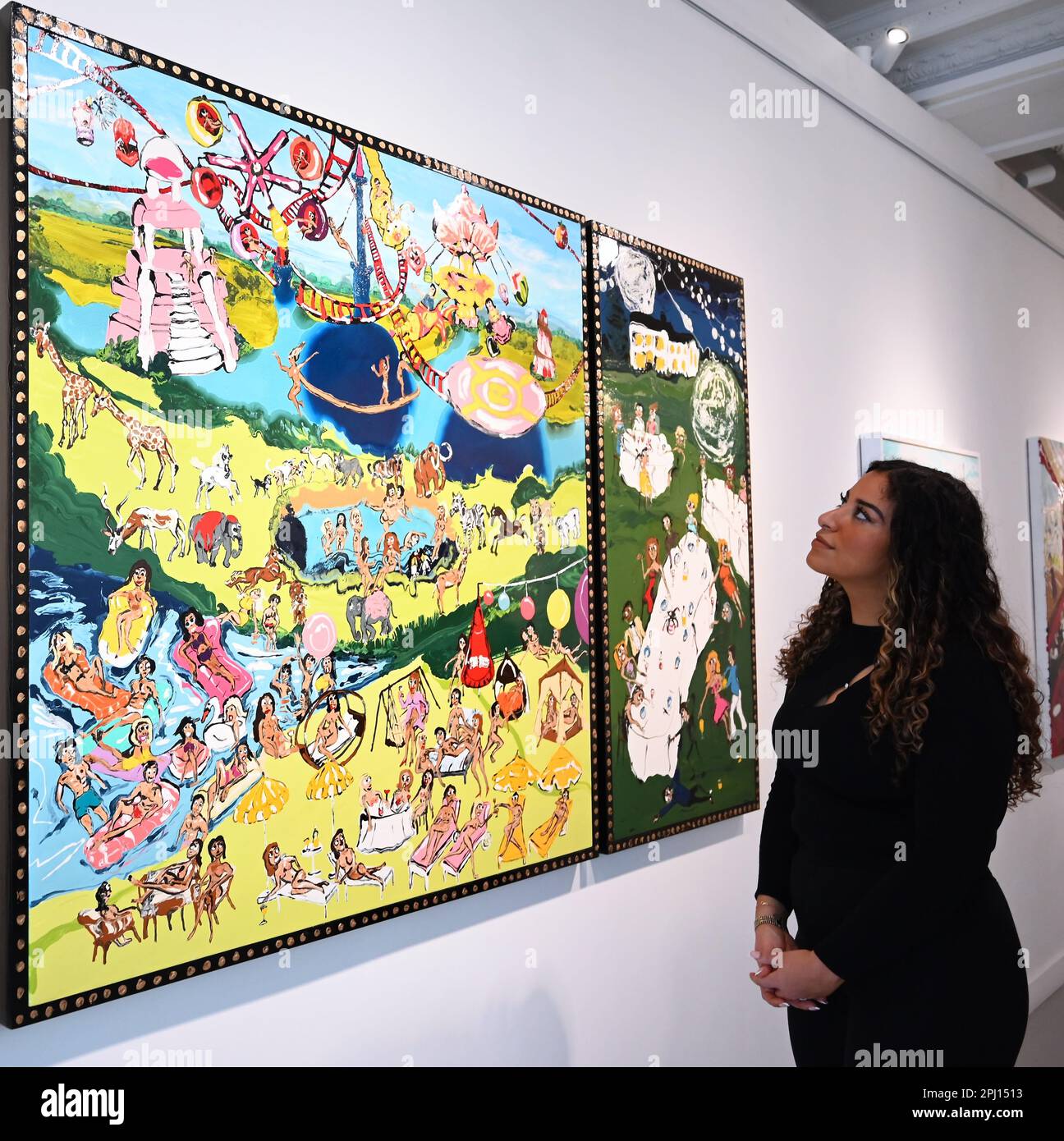 Phenomenal Irish figurative painter Mary Ronayne will début new vibrant ...