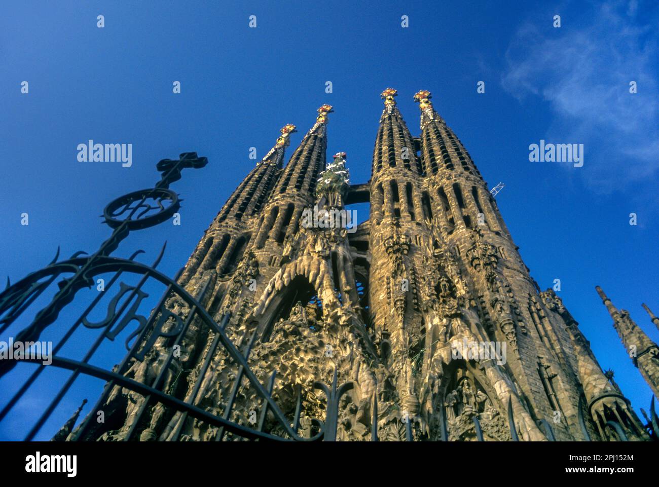 1993 HISTORICAL SAGRADA FAMILIA BASILICA (©ANTONI GAUDI 1883) BARCELONA ...