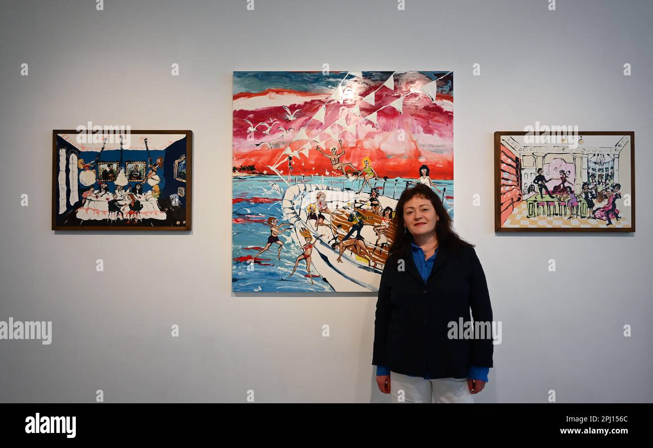 Phenomenal Irish figurative painter Mary Ronayne will début new vibrant ...