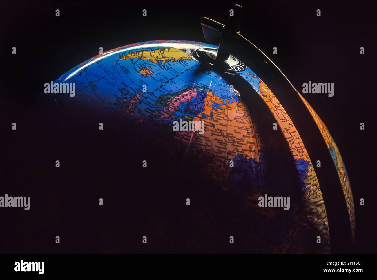 1994 HISTORICAL POLITICAL PLANET EARTH GLOBE (©RAND MCNALLY CO 1990 ...