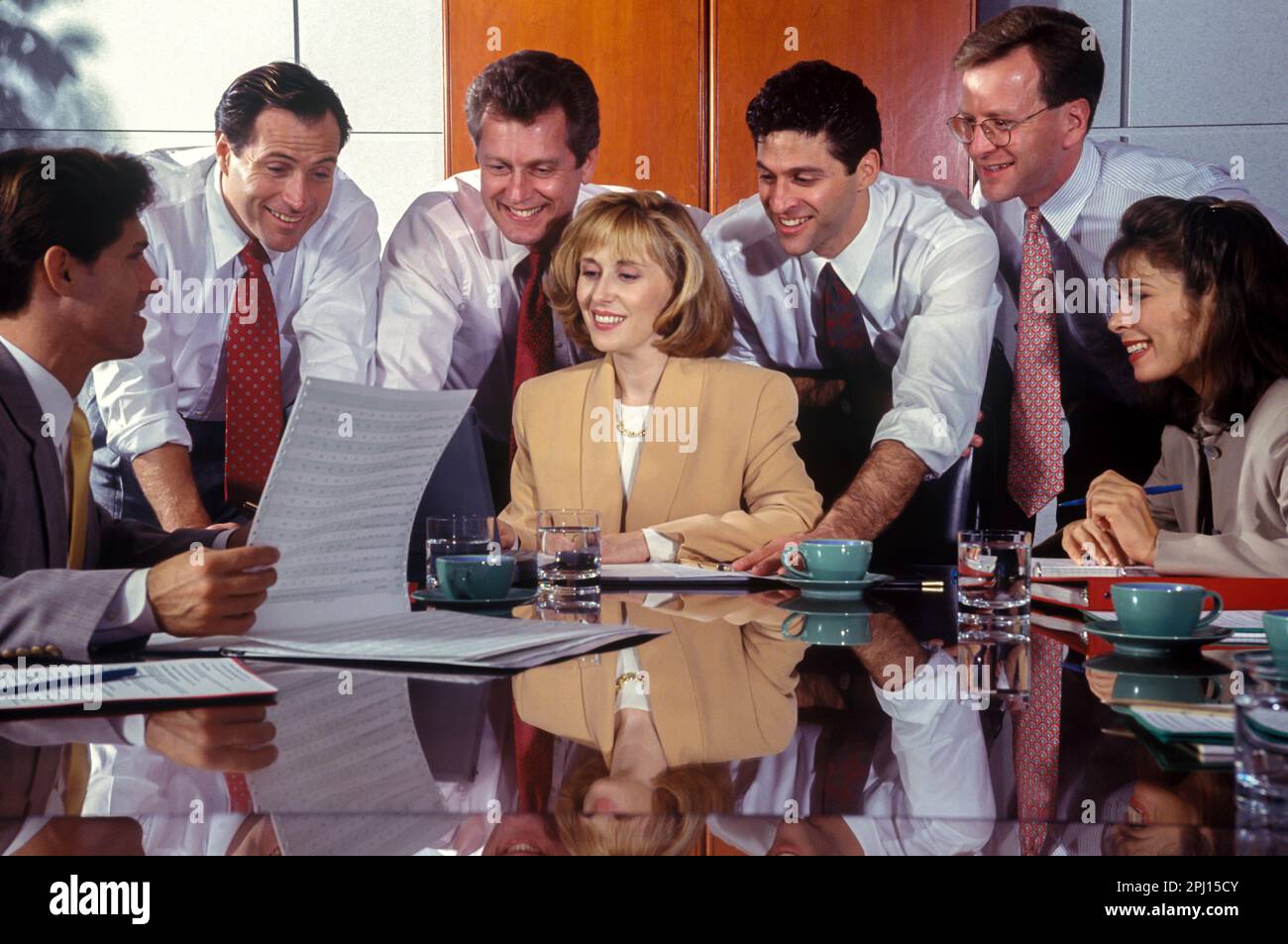 Nineties office workers hi-res stock photography and images - Alamy