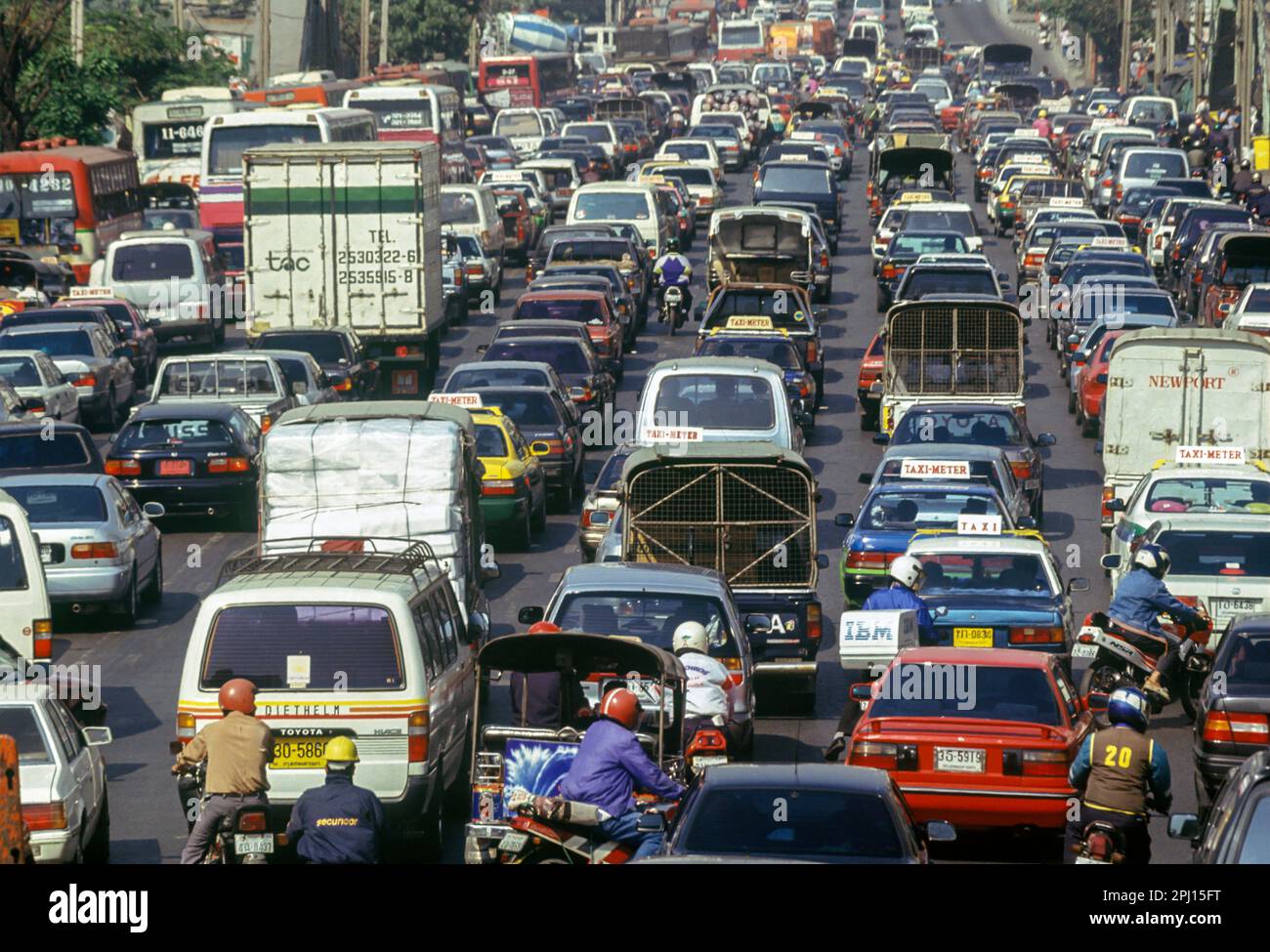 1990s traffic jam hi-res stock photography and images - Alamy