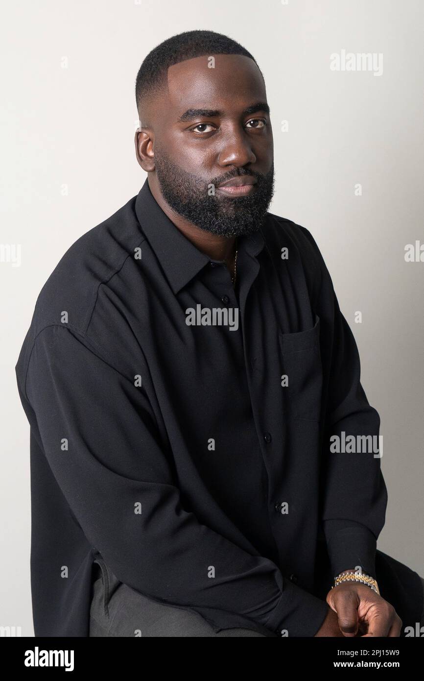 Shamier Anderson poses for a portrait in New York on March 15, 2023, to ...