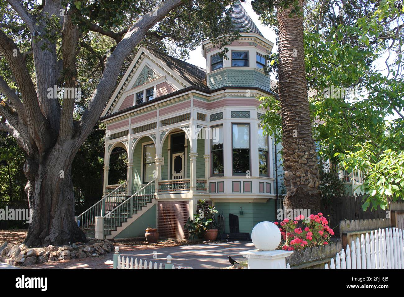 William Brown House, Queen Anne, built 1892, San Mateo, California ...