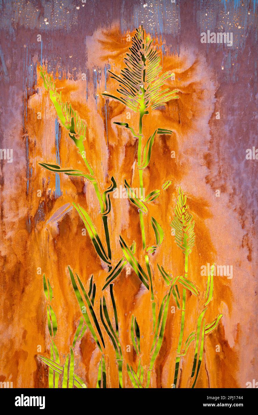 Floral elements leaves flower hi-res stock photography and images - Alamy