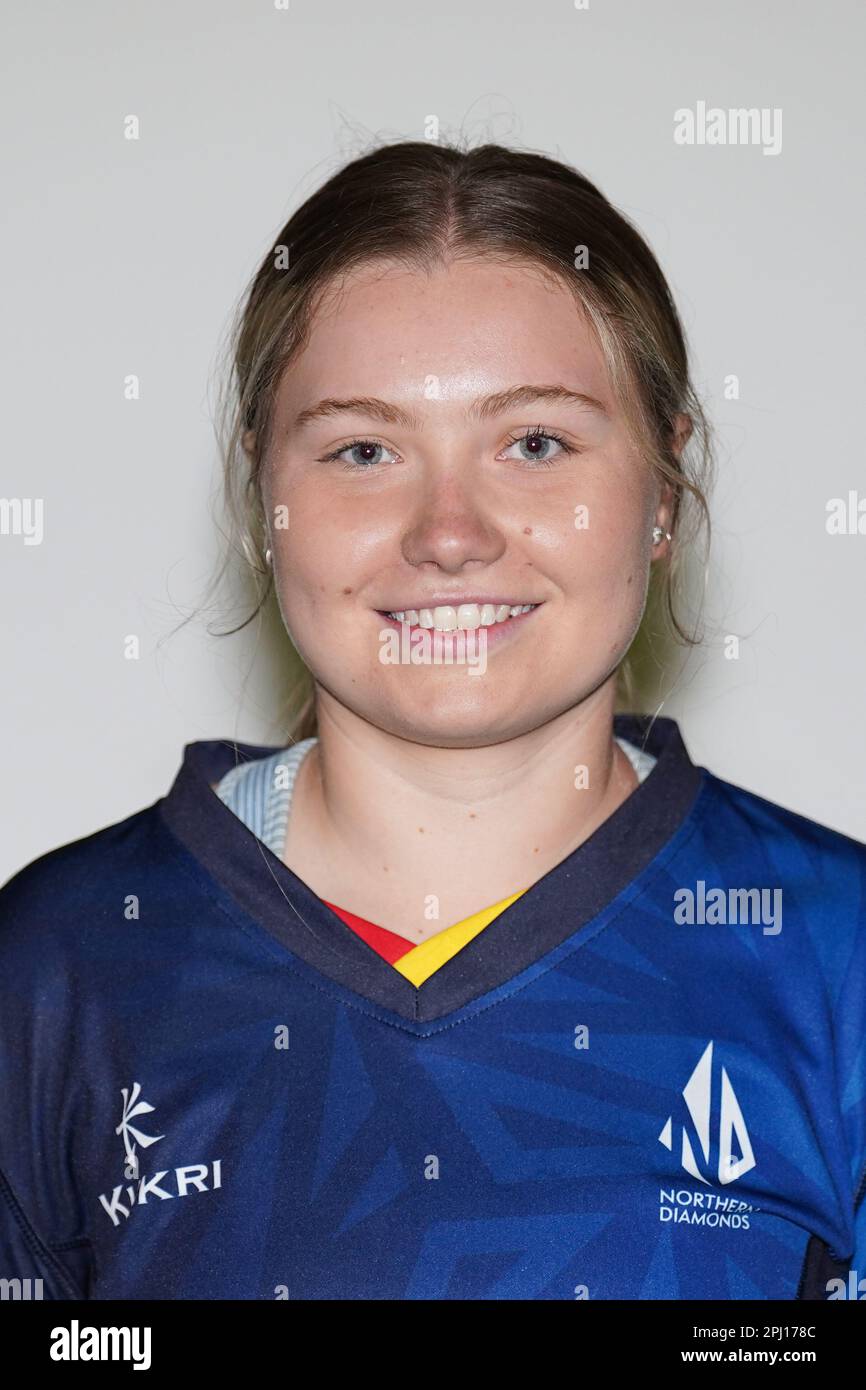 Grace Hall of Northern Diamonds during the media day at Headingley ...