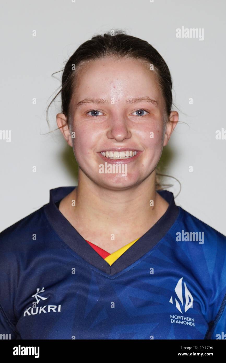 Emma Marlow of Northern Diamonds during the media day at Headingley ...