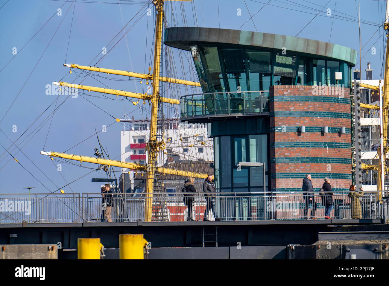 New Harbour lock, harbour basin, harbour district, residential ...