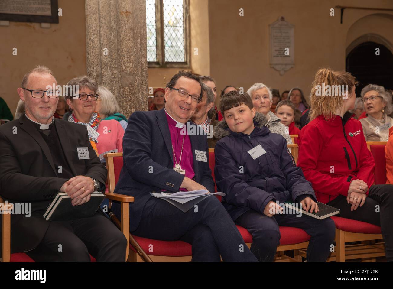 Lanlivery,Cornwall,30th March 2023,The Bishop of Truro, The Rt Revd ...
