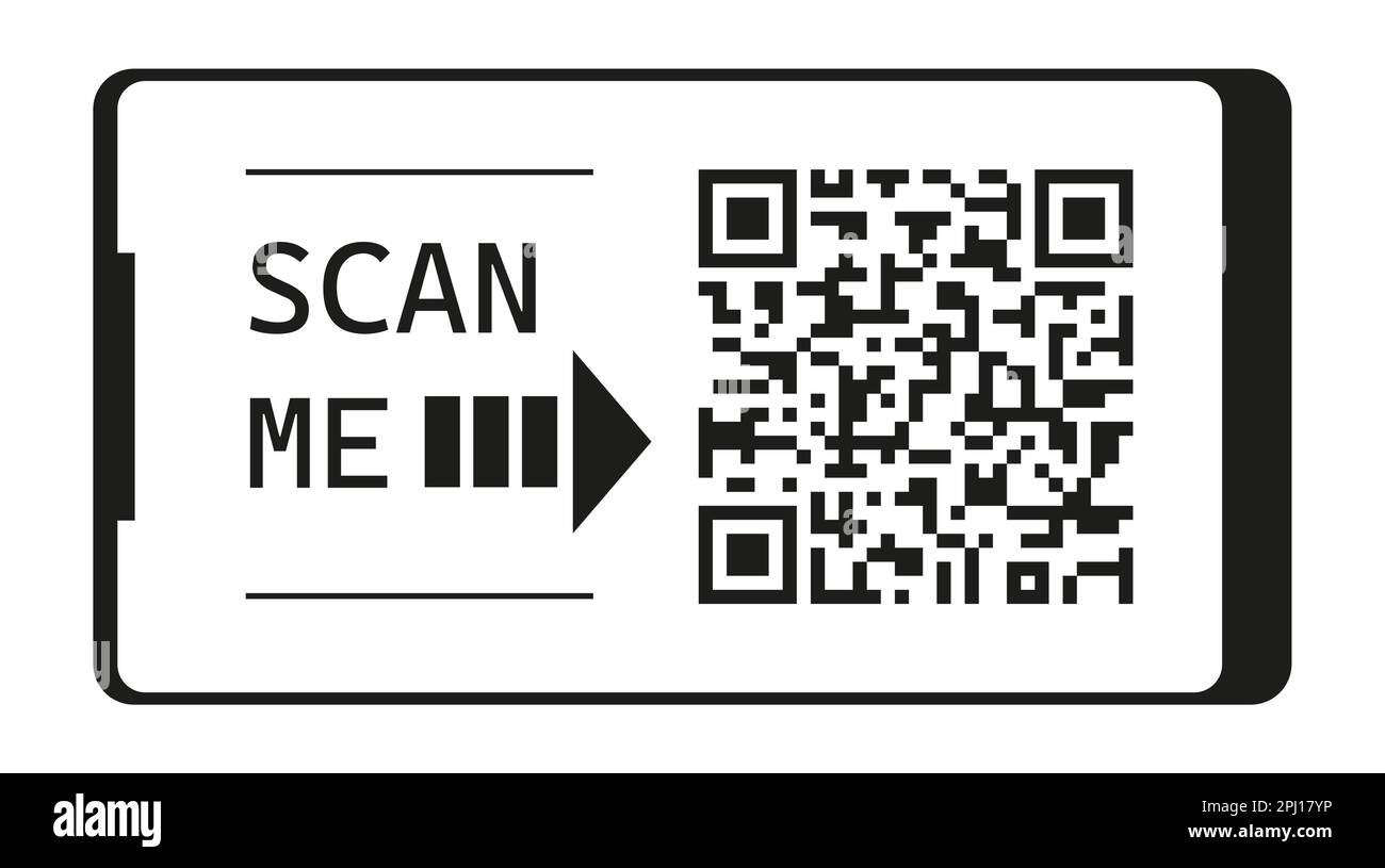 QR code vector. Sample vector QR code for smartphone scanning. Identity ... QR code vector. Sample vector QR code for smartphone scanning. Identity ...
