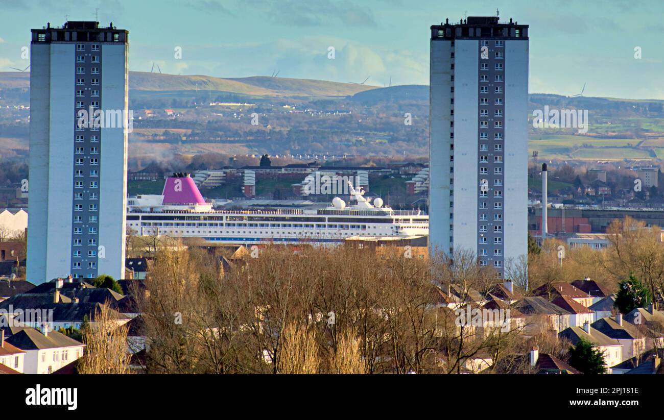 Glasgow, Scotland, UK 30tht March, 2023. Ukrainian refugee ship ms ...