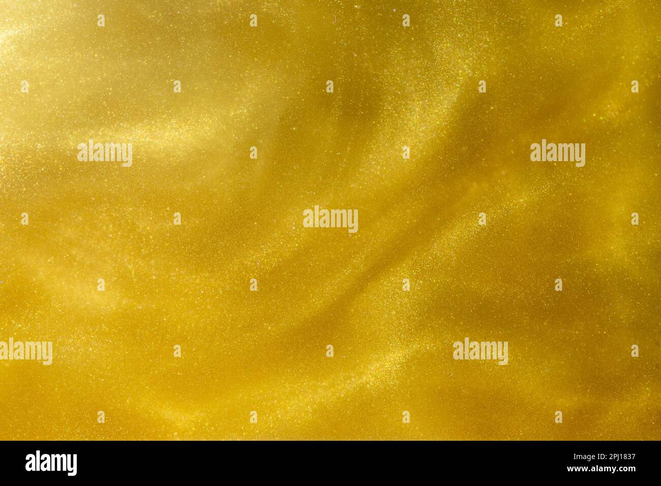 Yellow Golden Shiny Abstract Background. Paints, Acrylic, Glitter in ...