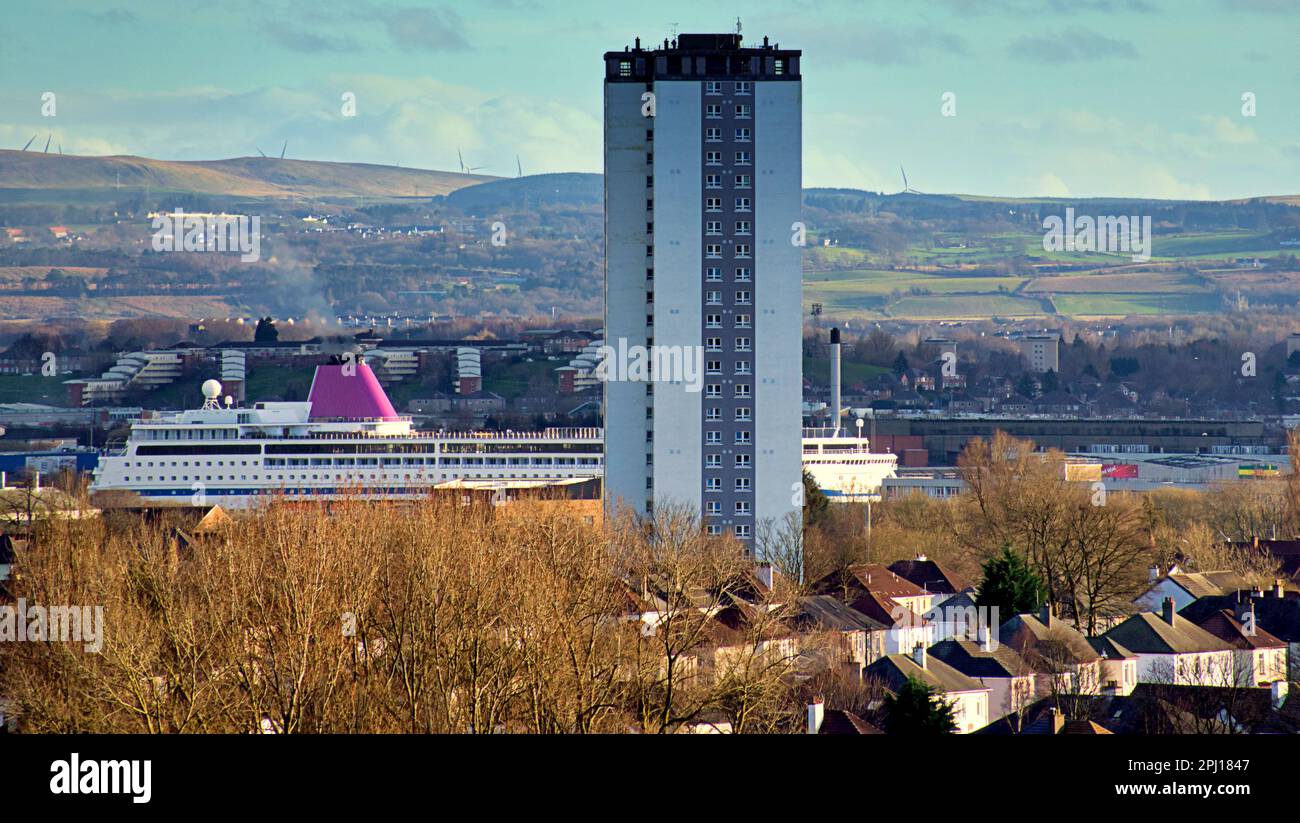 Glasgow, Scotland, UK 30tht March, 2023. Ukrainian refugee ship ms ...