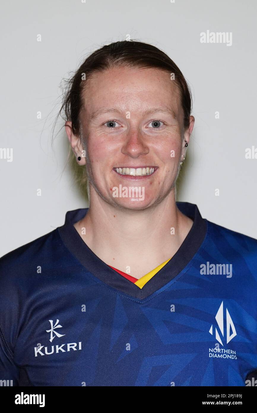 Hollie Armitage of Northern Diamonds during the media day at Headingley ...