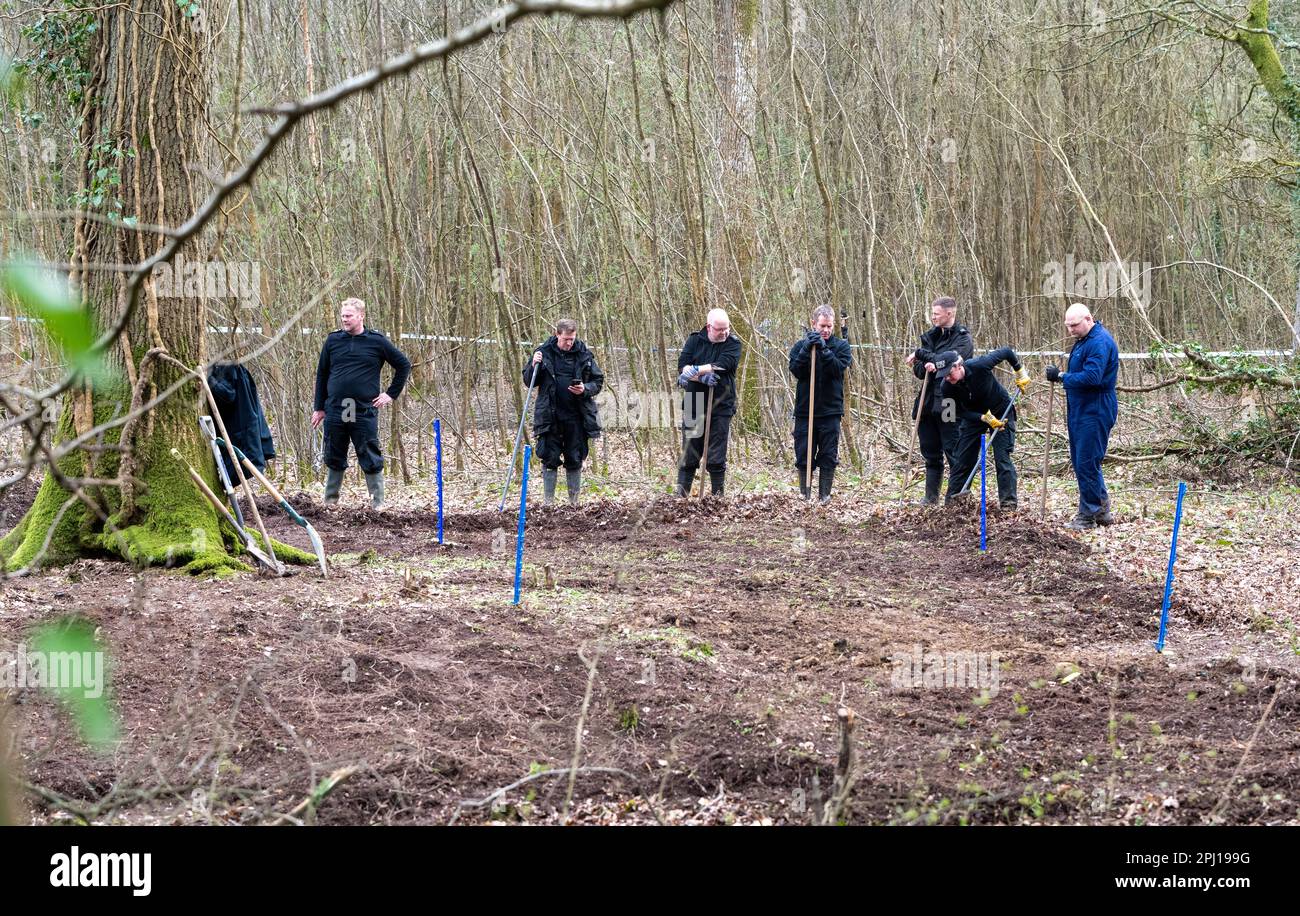Police search woodland for the remains of Jason Martin-Smith who was ...