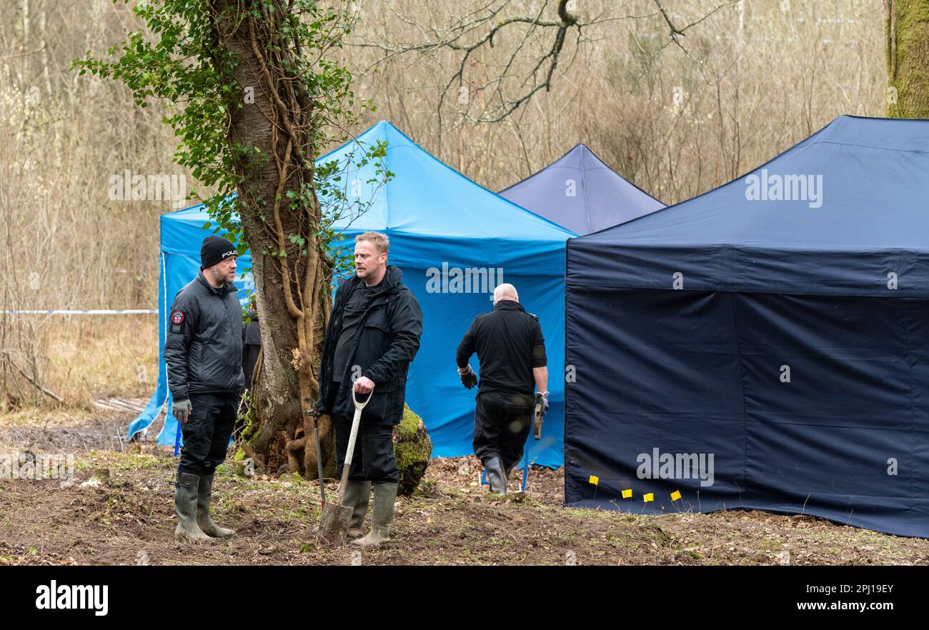 Police search woodland for the remains of Jason Martin-Smith who was ...