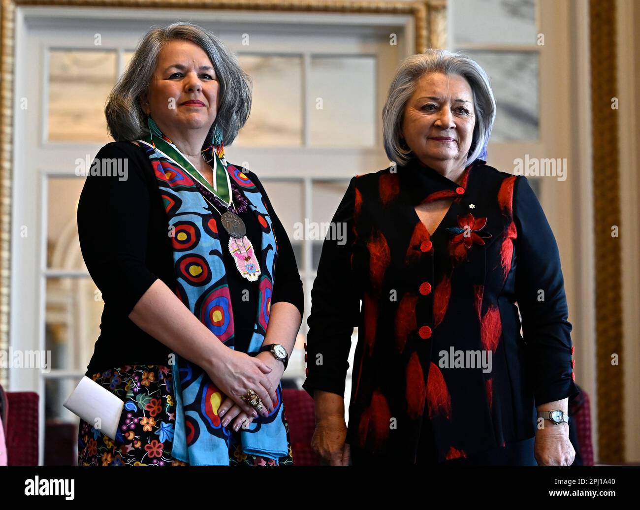 Ottawa, Can. 30th Mar, 2023. Dr. Lynn Gehl is awarded a Governor ...