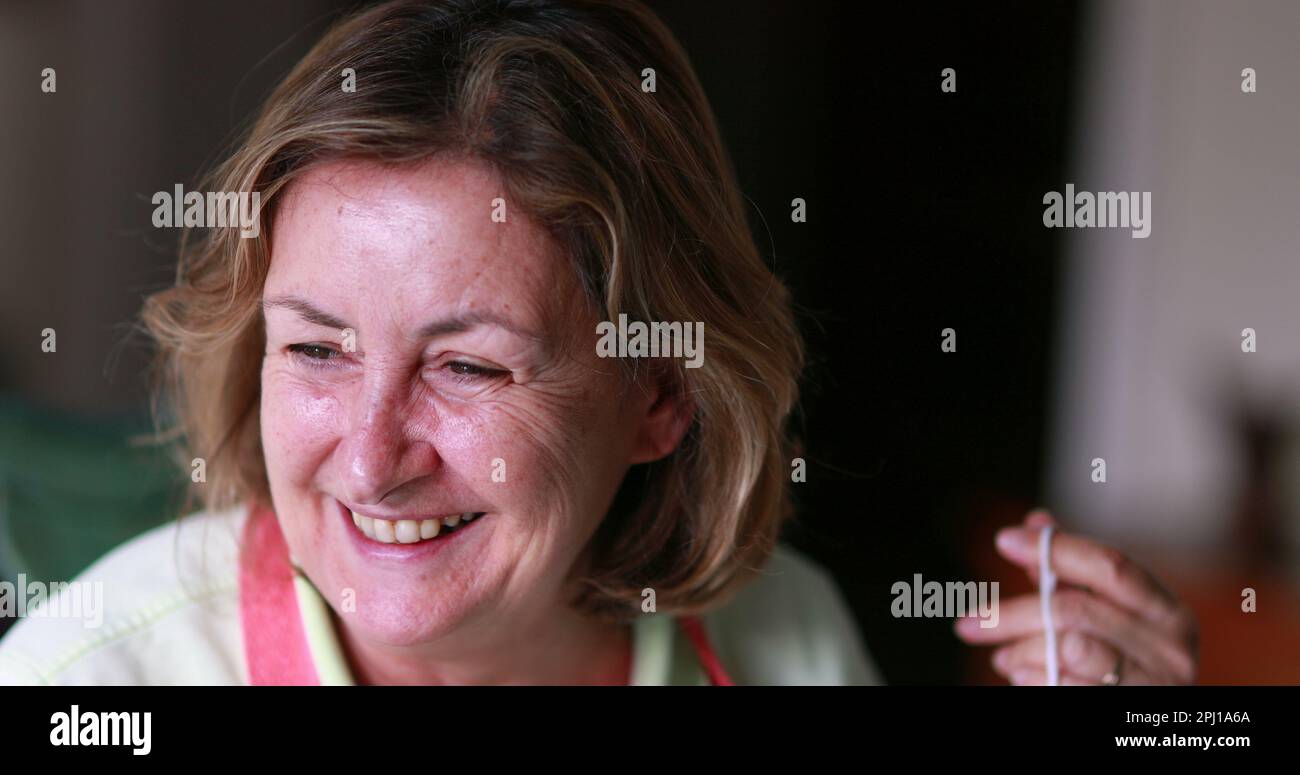 Older woman shock reaction with mood swings. Portrait of senior lady ...