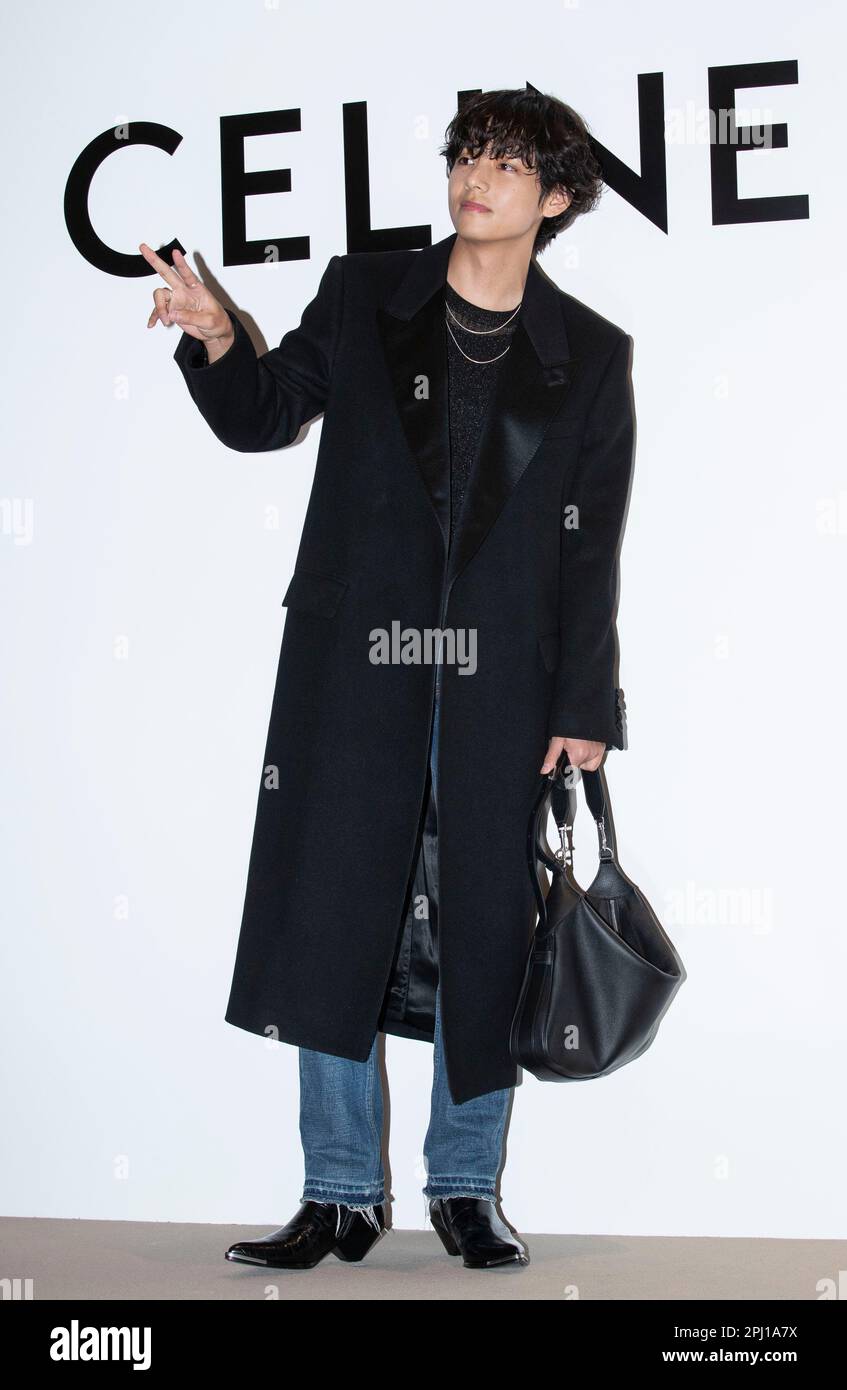 Seoul, South Korea. 30th Mar, 2023. South Korean singer V, member of ...