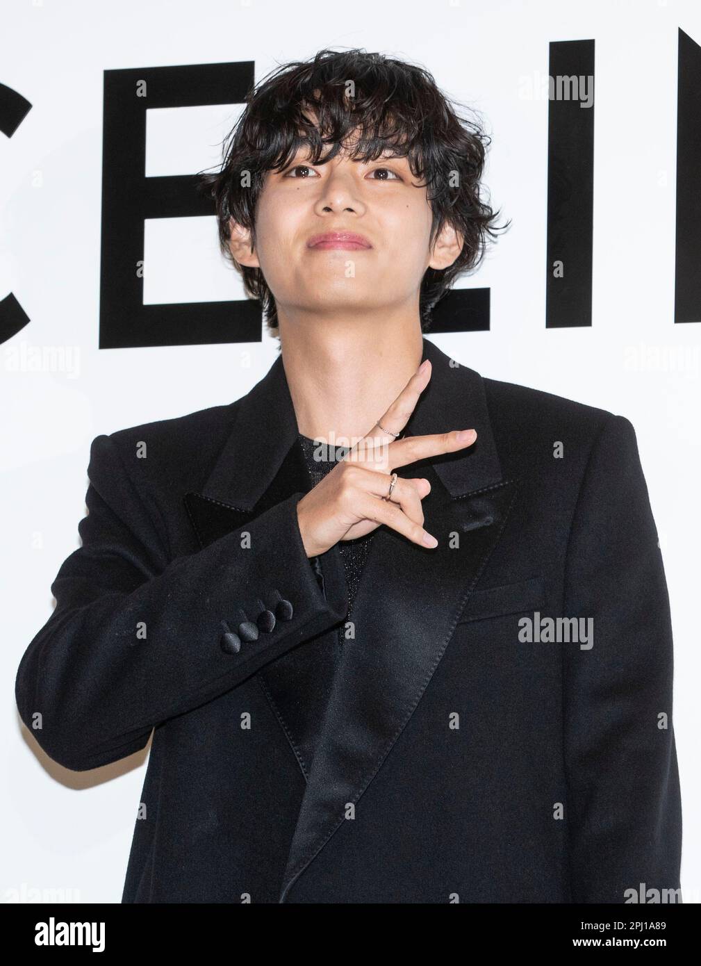 Seoul, South Korea. 30th Mar, 2023. South Korean singer V, member of ...