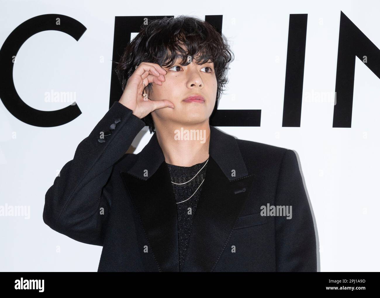 Seoul, South Korea. 30th Mar, 2023. South Korean singer V, member of ...