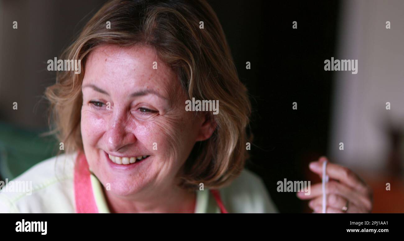 Older woman smile laugh, candid casual senior lady laughing real life ...