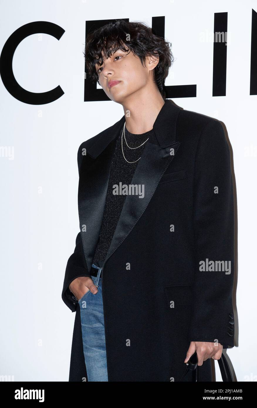 Seoul, South Korea. 30th Mar, 2023. South Korean singer V, member of ...